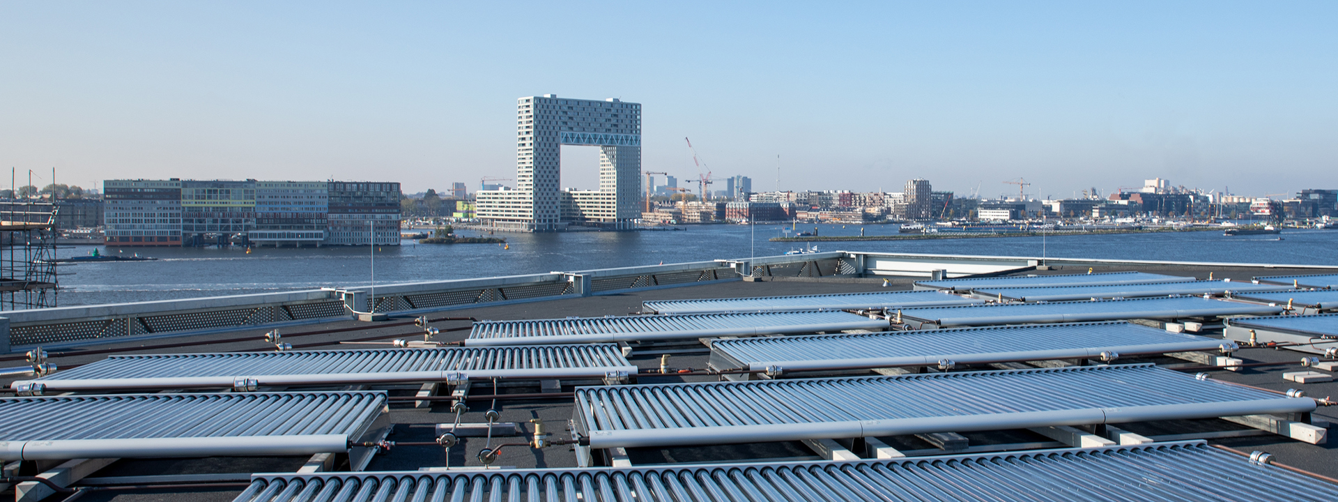 Zonnedak voor stadswarmte City Plot Amsterdam | Vattenfall
